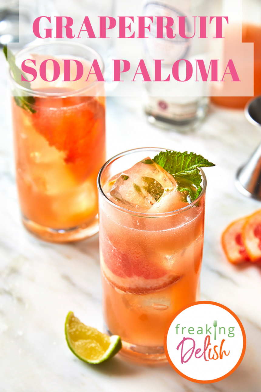 EASY GRAPEFRUIT SODA PALOMA (2 INGREDIENTS!)